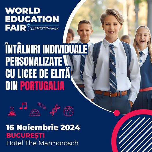 PREMIERĂ! Se deschide primul târg educaţional cu oferta liceelor de elită din străinătate ...