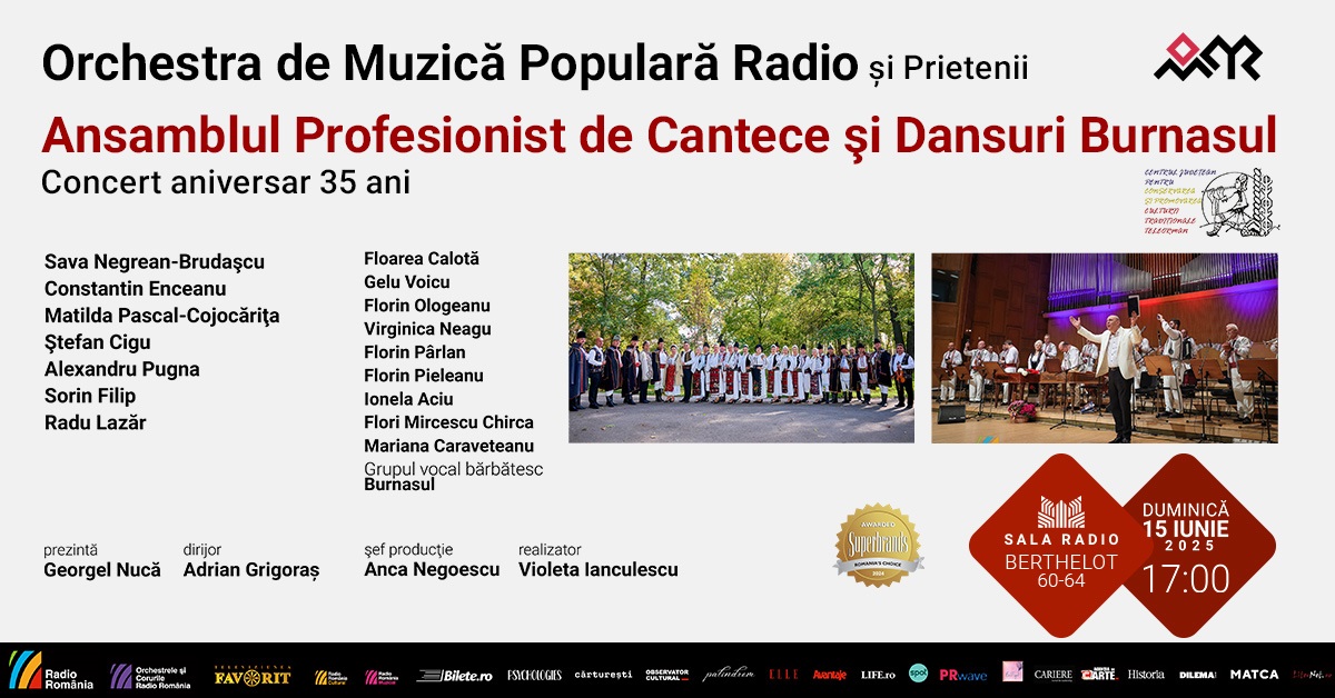 35 de ani pentru Ansamblul de Cântece și Dansuri Burnasul, aniversați ...